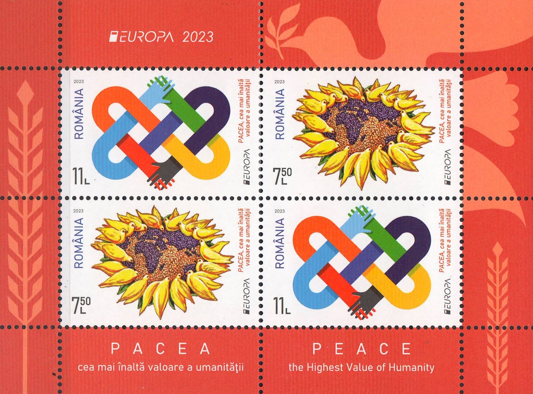 Europa 2023 – Pacea. – Marry Stamps