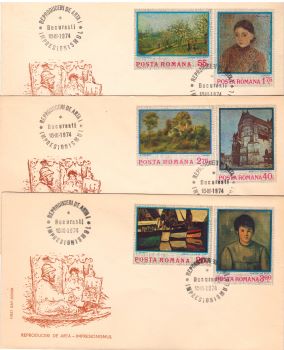 1974-Reproduceri de arta – Impresionismul. – Marry Stamps