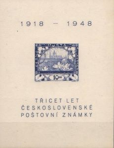 Cehoslovacia-1948-A 30-a aniversare a timbrelor Cehoslovaciei. – Marry ...