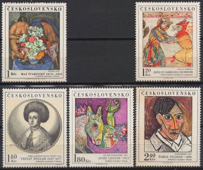 Cehoslovacia-1972-Tablouri de la Galeria Nationala (VII). – Marry Stamps