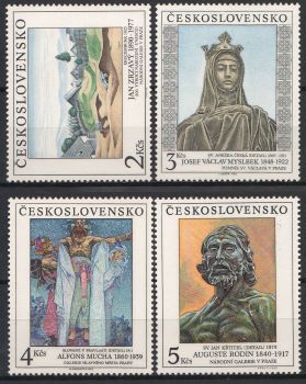 Cehoslovacia-1990-Tablouri de la Galeria Nationala (XXIII). – Marry Stamps